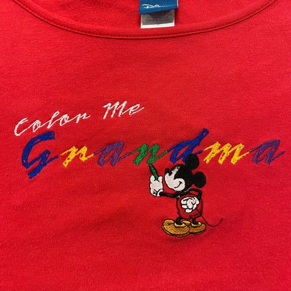 Vintage Y2k Mickey Mouse Grandma Quote Essential Disn… - Gem